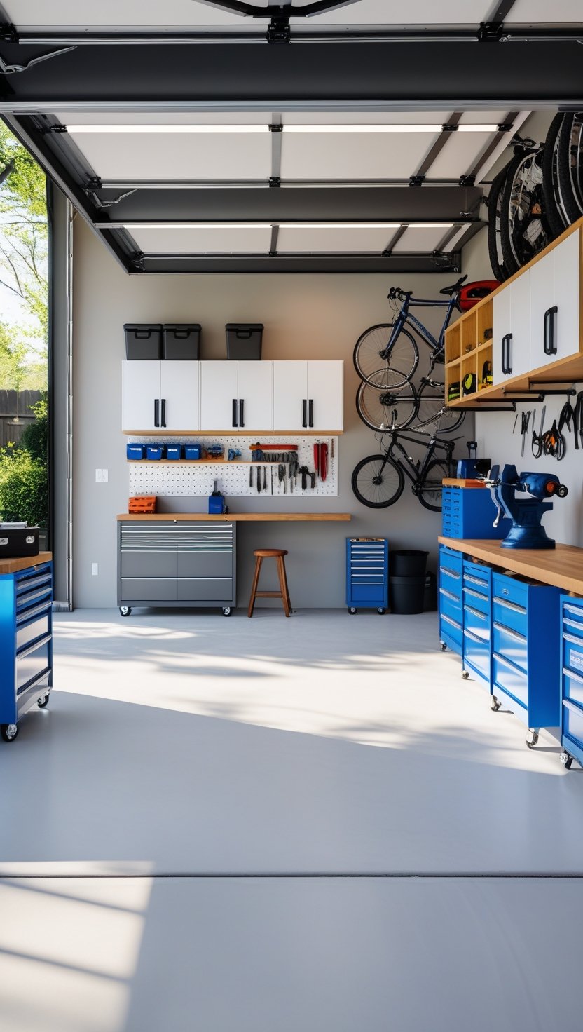 15 Creative Garage Workshop Layout Ideas - tinkertimecrafts.com