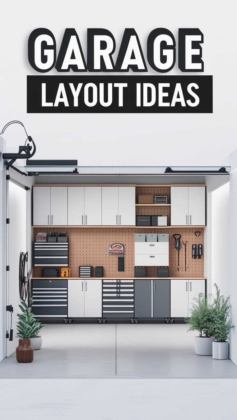 15 Creative Garage Workshop Layout Ideas - tinkertimecrafts.com